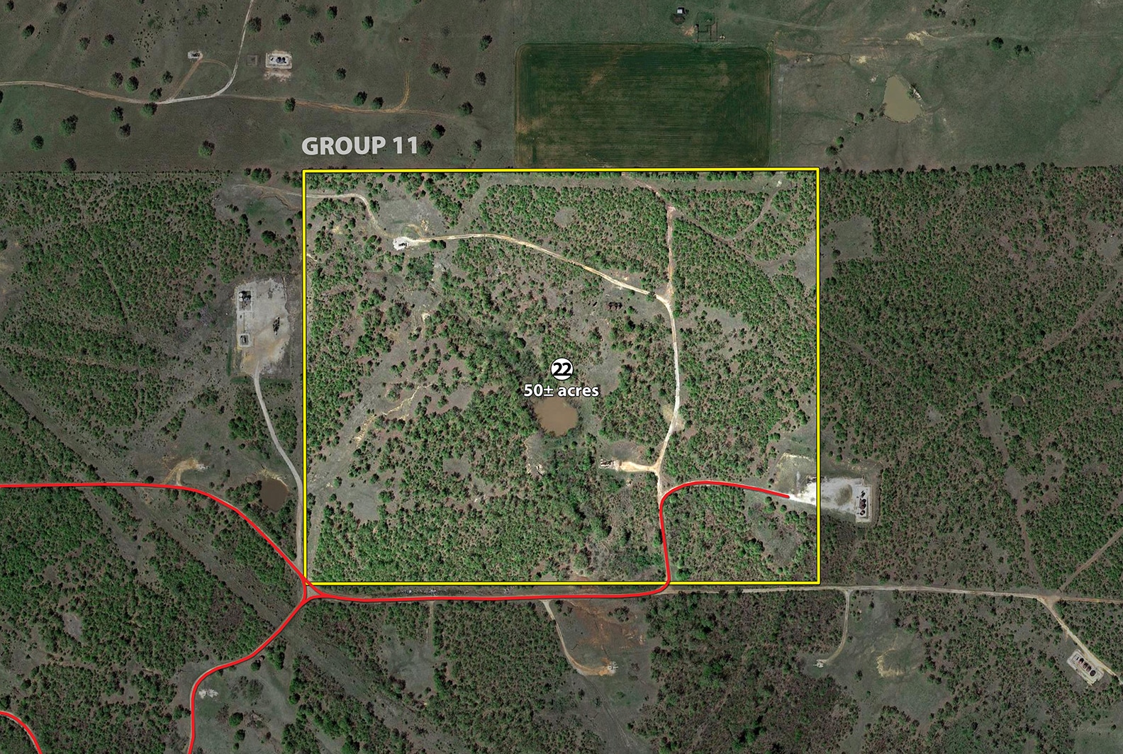LAND AUCTION - 1221+/- ACRES OFFERED IN 30 TRACTS IN STEPHENS, GARVIN ...