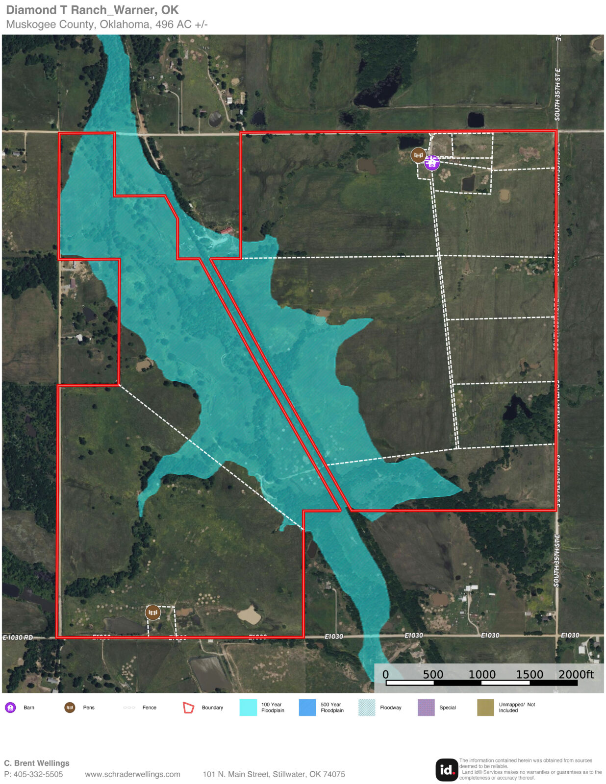 The Diamond T Ranch | 496± Acres | Muskogee County, Oklahoma - Brent ...