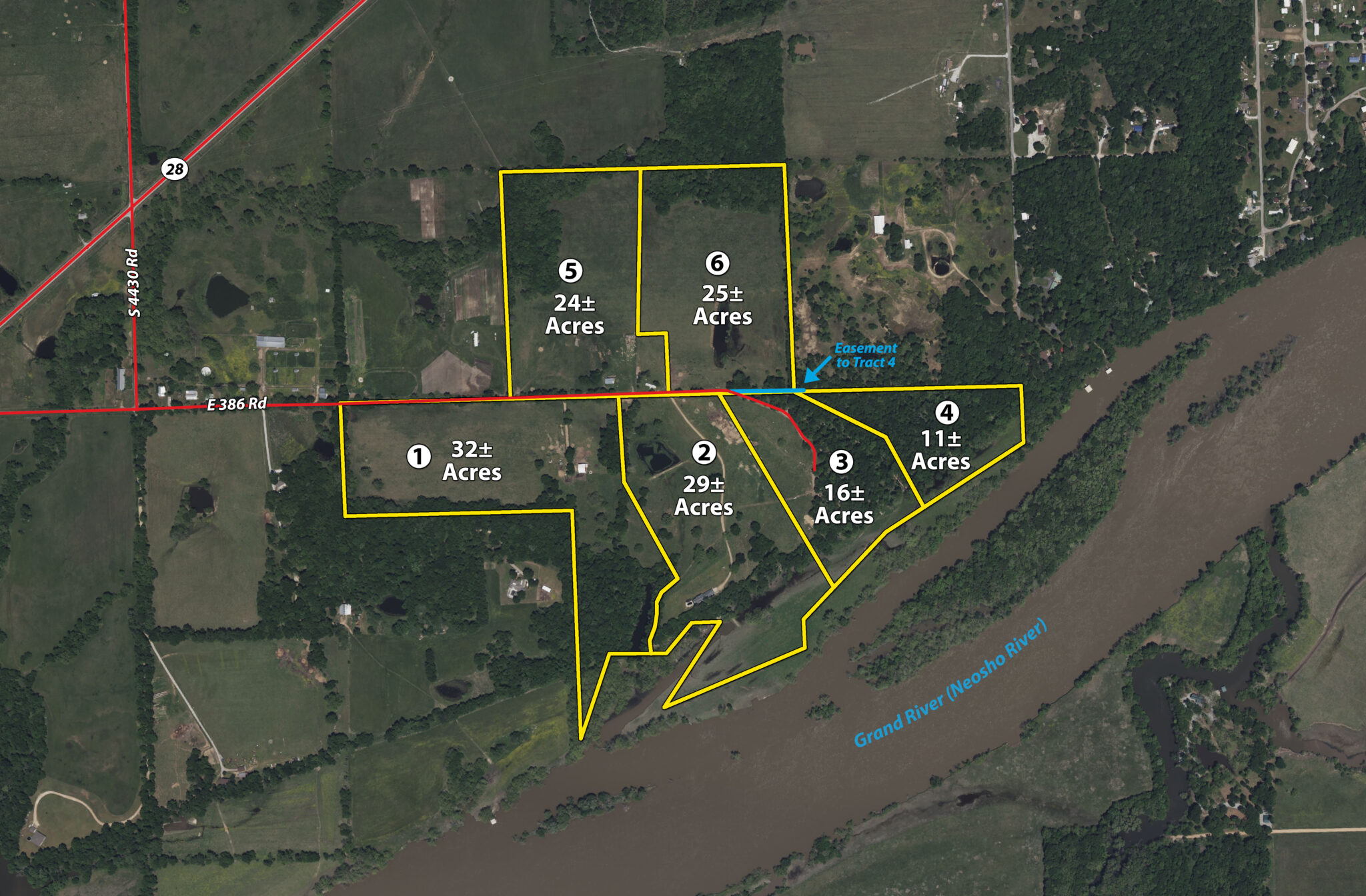 REAL ESTATE AUCTION - 137+/-ACRES OFFERED IN 6 TRACTS IN LANGLEY ...
